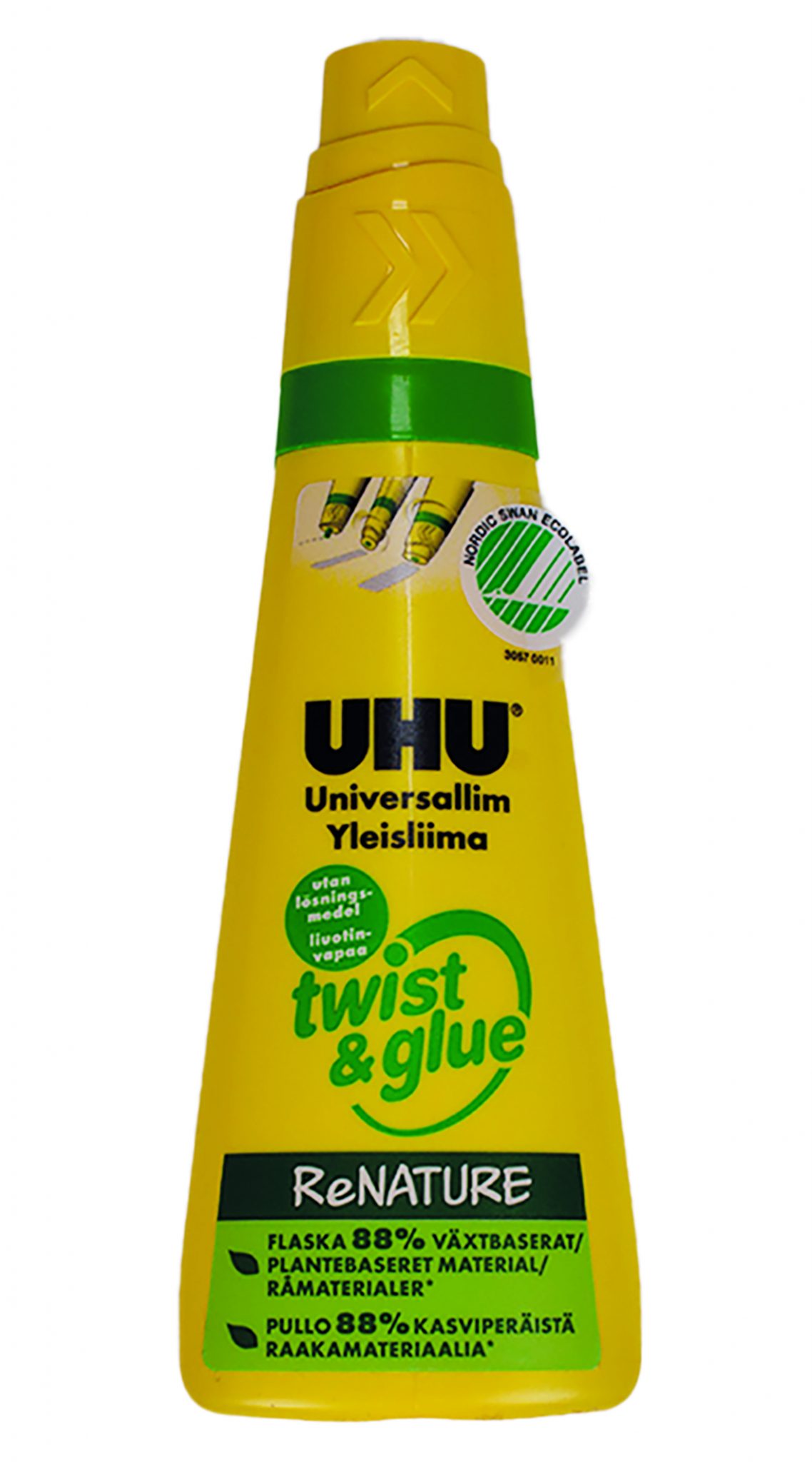 Liimakynä UHU Twist & Glue ReNATURE - Print & Refill